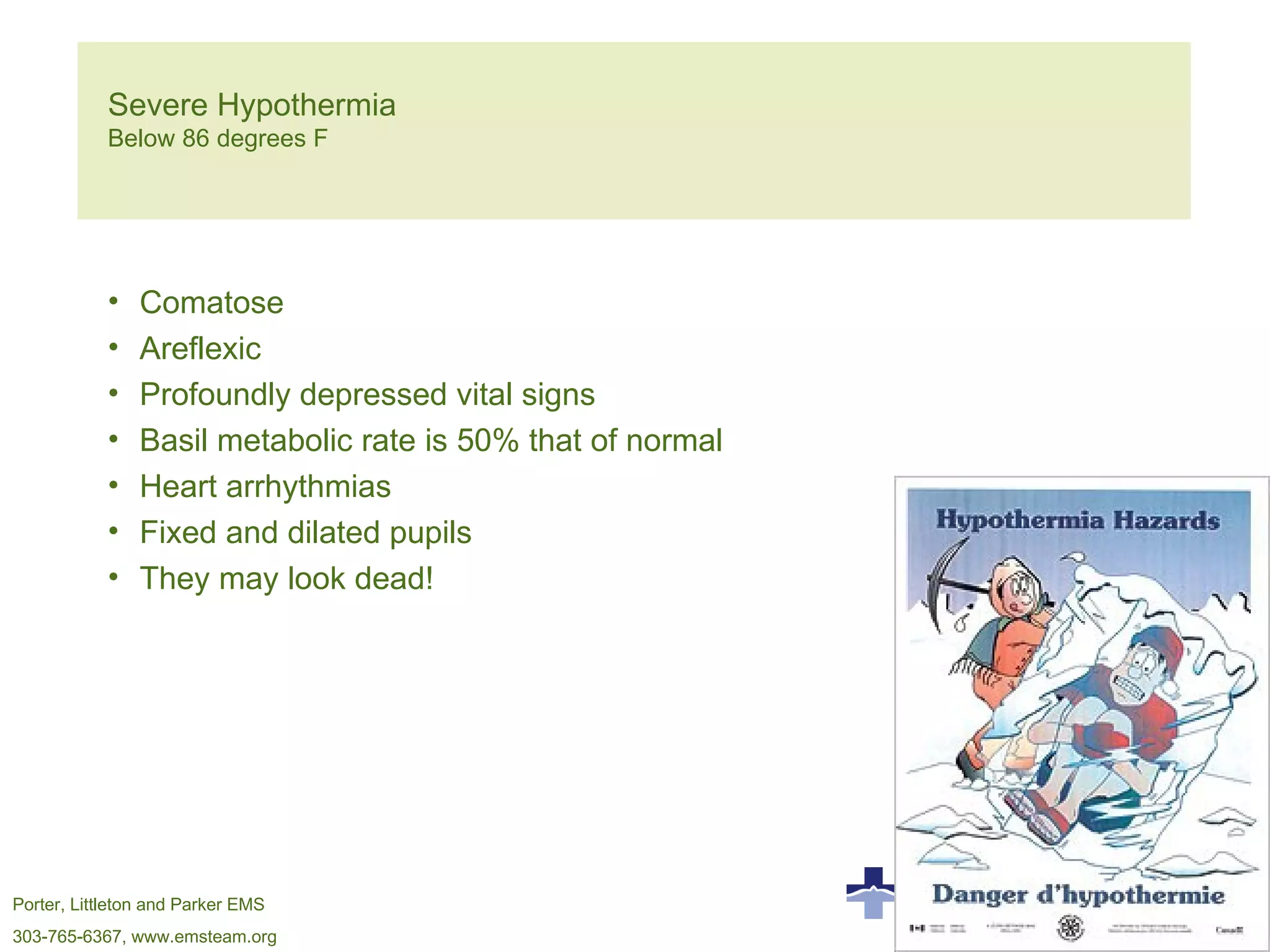 Heat And Cold Emergencies for EMS | PPT