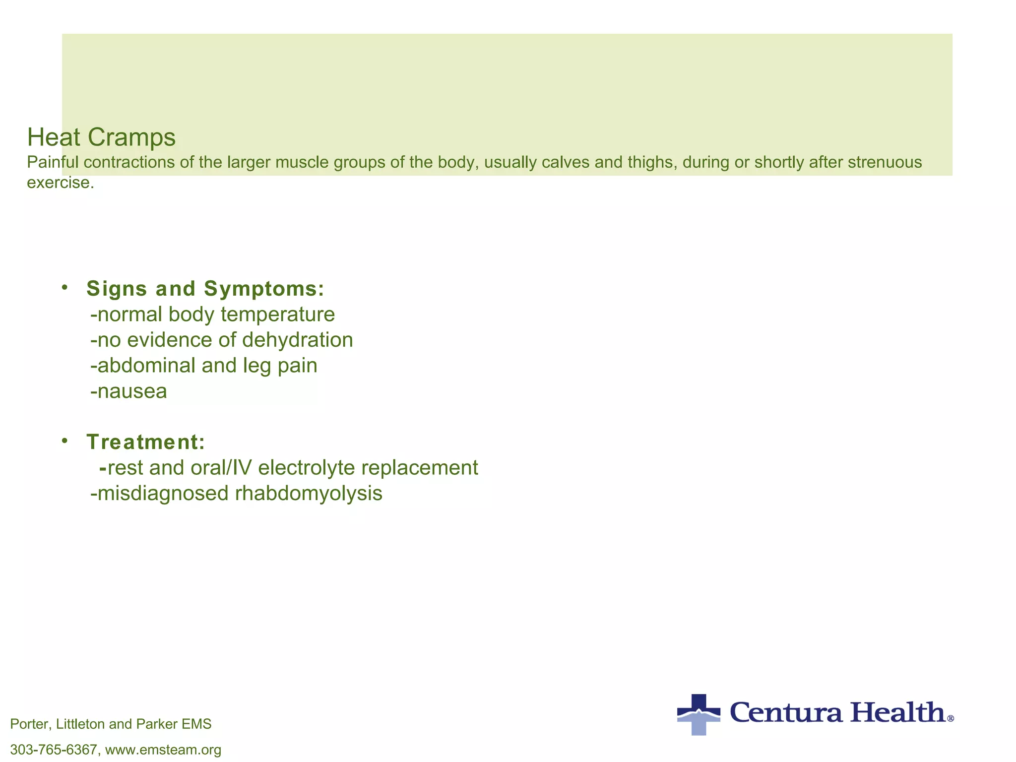 Heat And Cold Emergencies for EMS | PPT