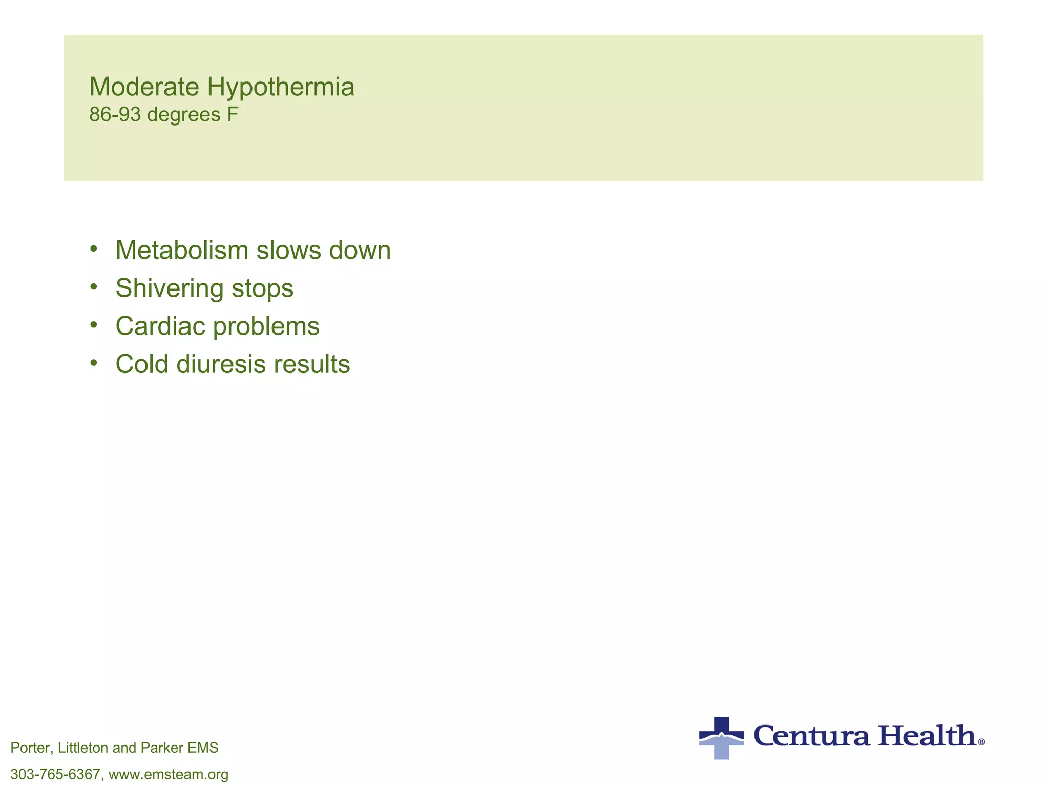 Heat And Cold Emergencies for EMS | PPT
