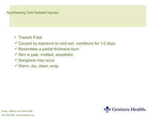 Heat And Cold Emergencies for EMS | PPT