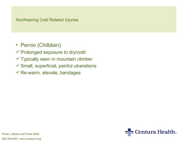 Heat And Cold Emergencies for EMS | PPT | Medical Health