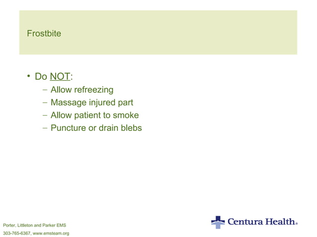 Heat And Cold Emergencies for EMS | PPT | Medical Health