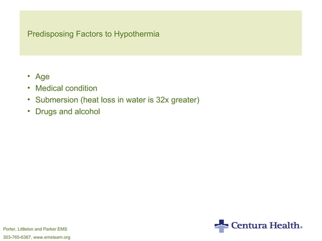 Heat And Cold Emergencies for EMS | PPT | Medical Health