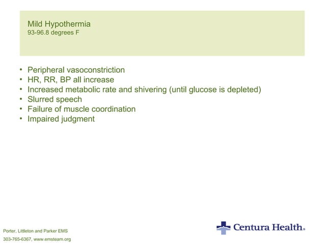 Heat And Cold Emergencies for EMS | PPT | Medical Health