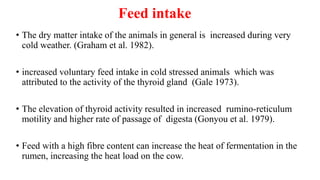 Heat and cold stress management | PPTX