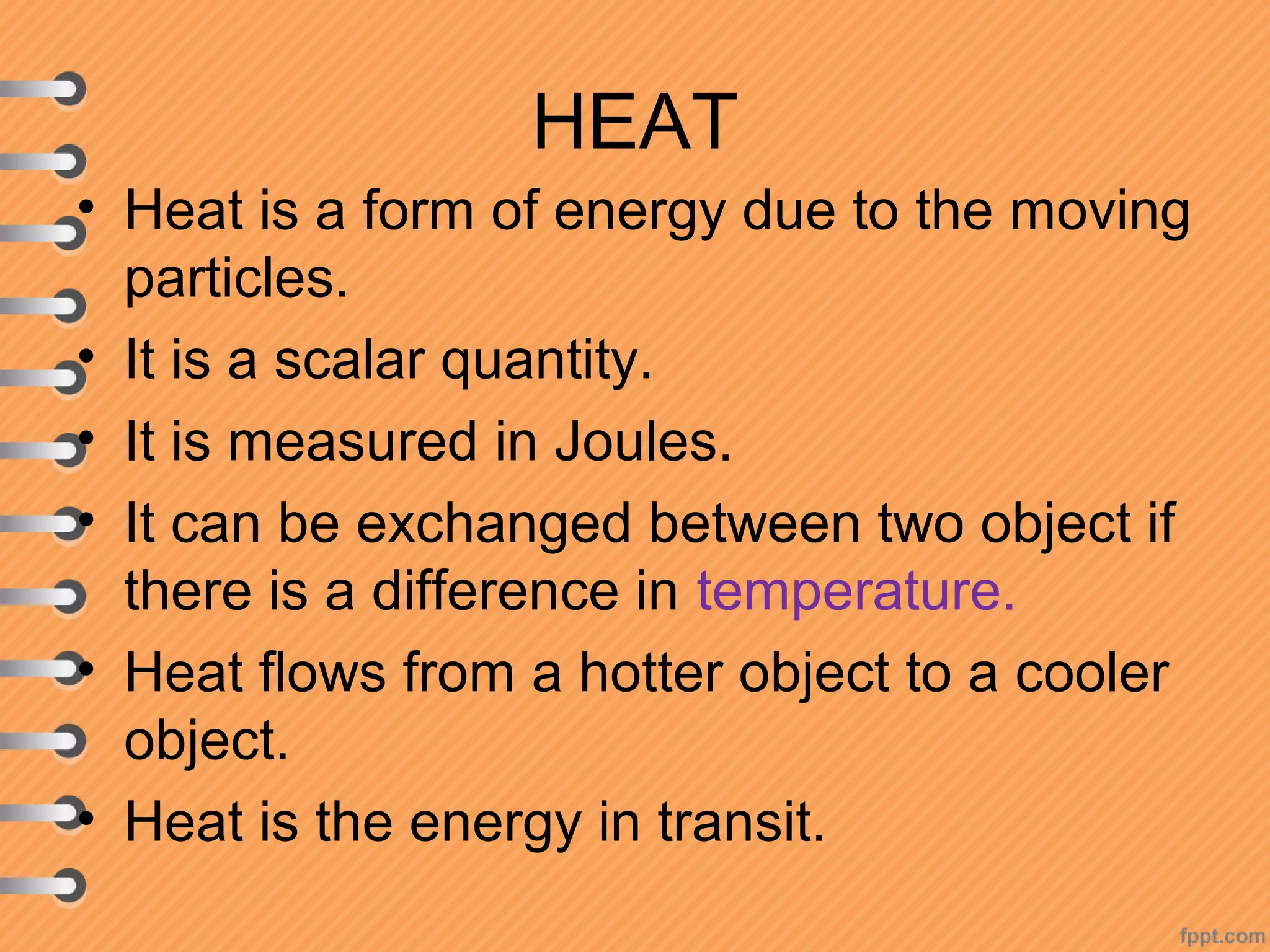 Heat and energy | PPT