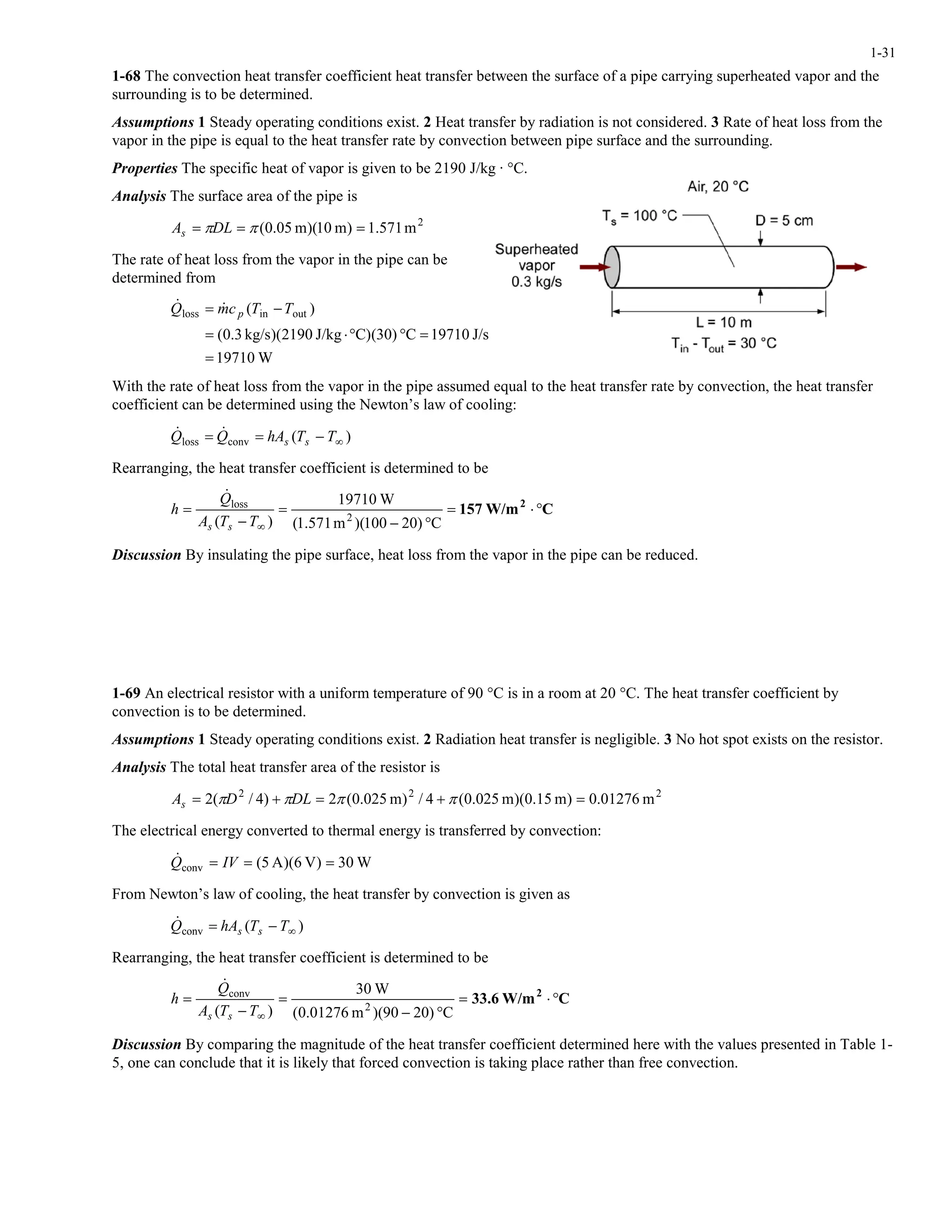 Answers to Problems in Heat and Mass Transfer 5th Edition by Yunus Cengel & Afshin Ghajar | PDF