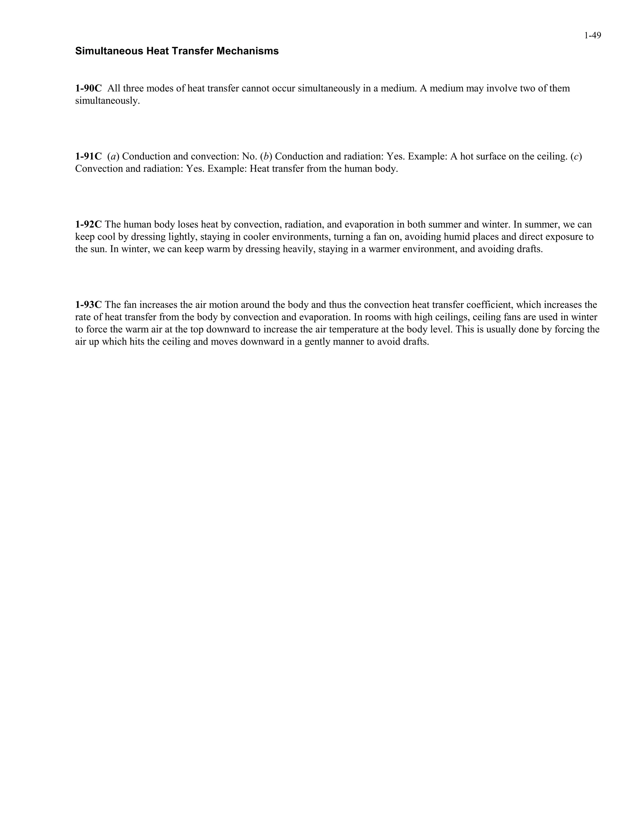 Answers to Problems in Heat and Mass Transfer 5th Edition by Yunus ...