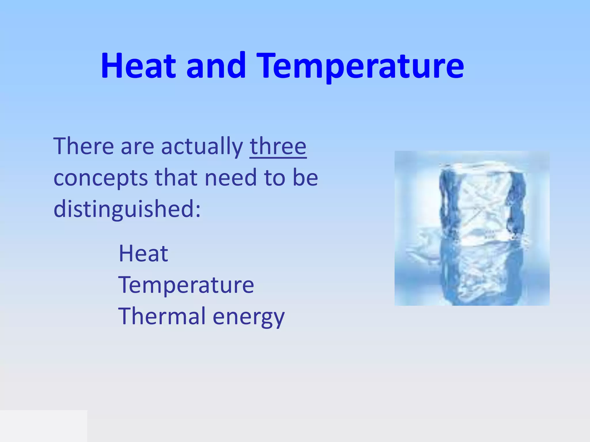Heat and temperature | PPSX