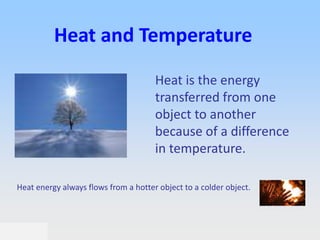 Heat and temperature | PPSX