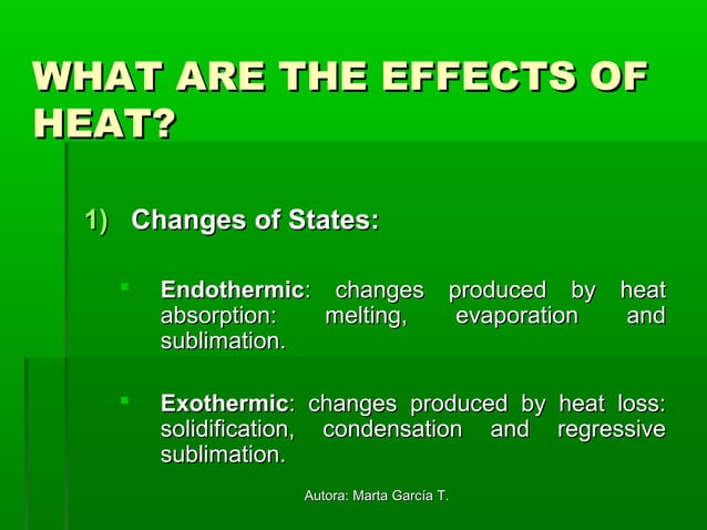 Heat and temperature | PPT | Chemistry | Science