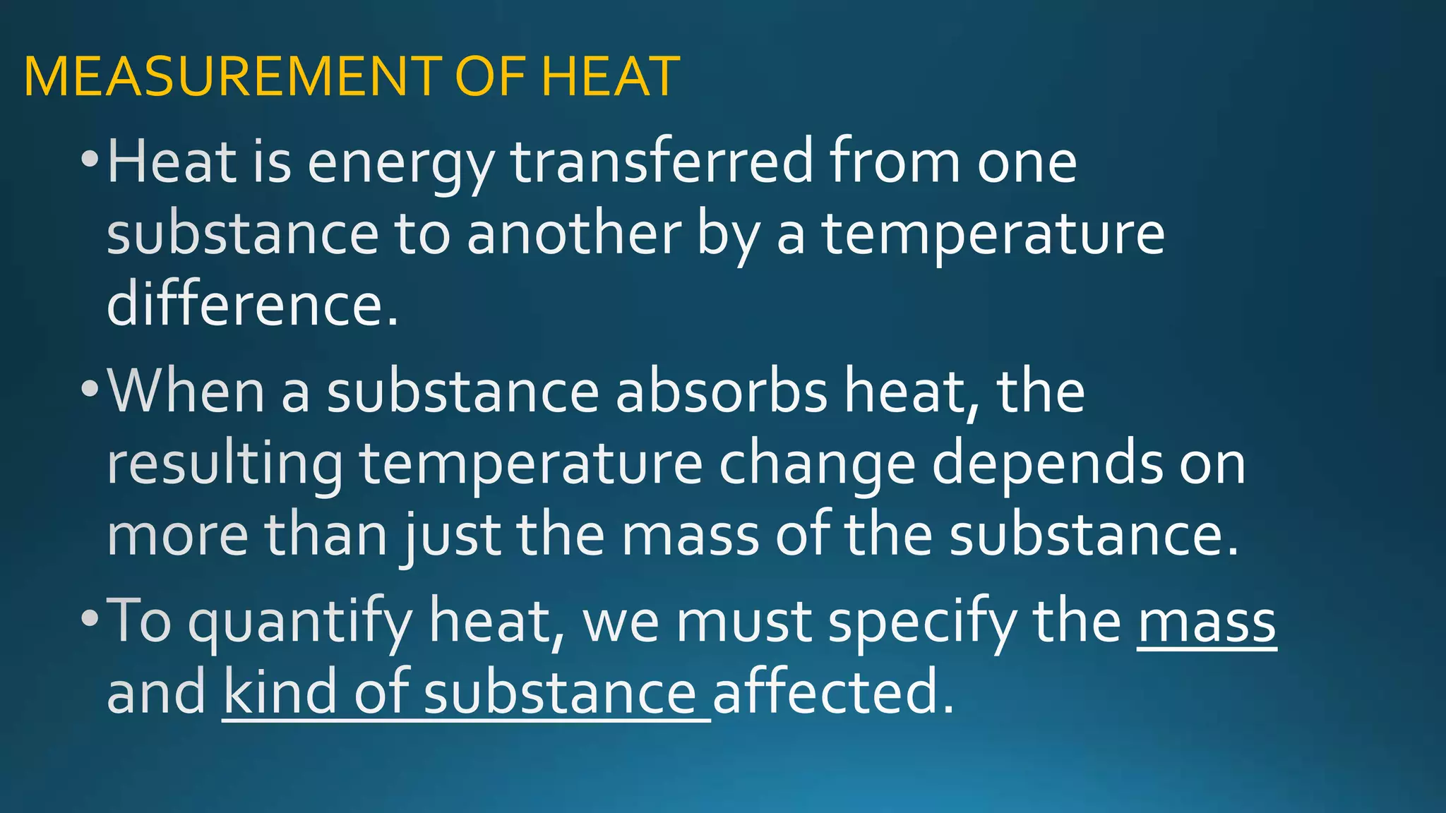 Heat and temperature | PPTX