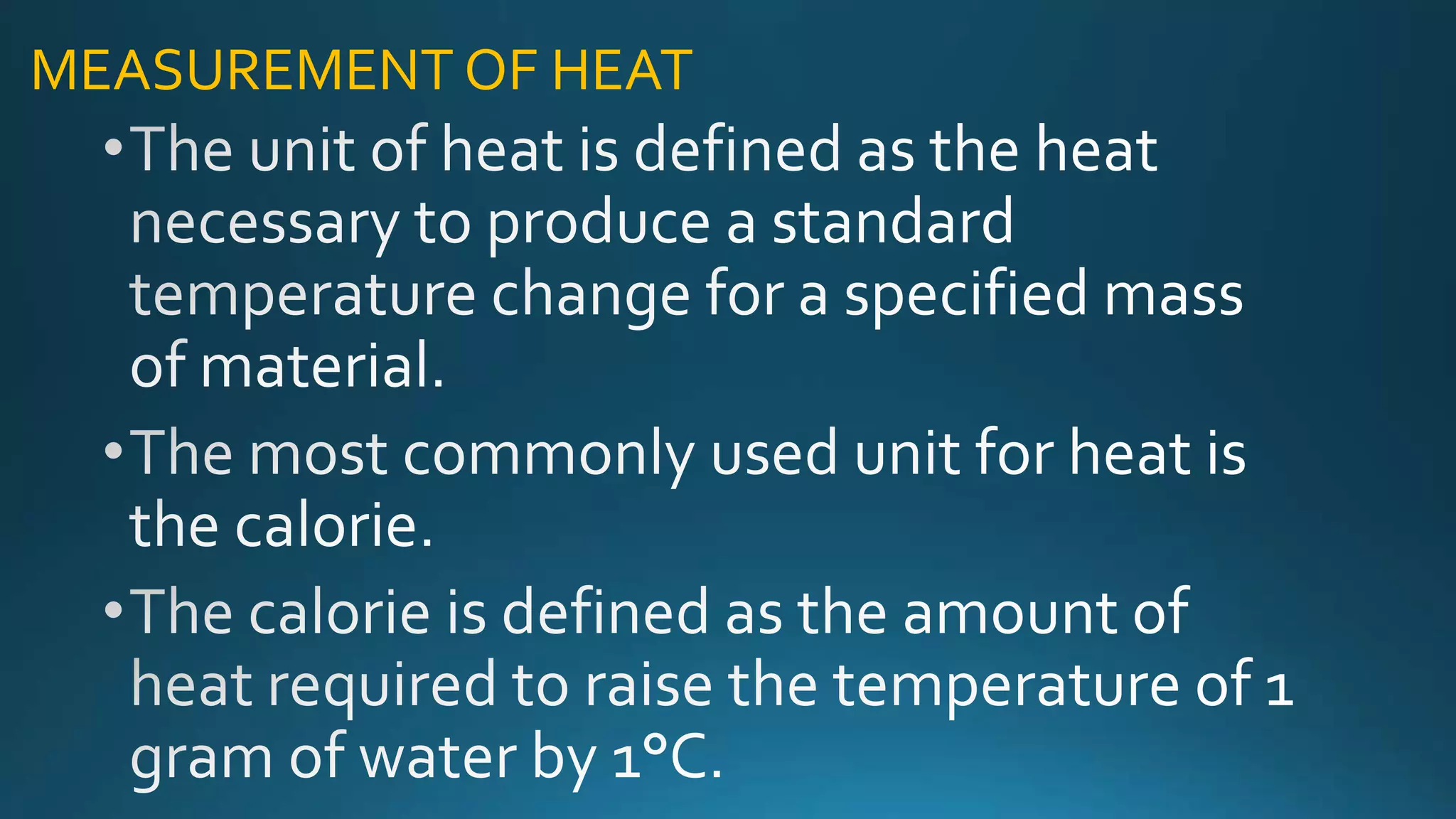 Heat and temperature | PPTX
