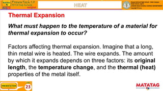 Heat and Temperature Powerpoint Presentation for Grade 8 | PDF