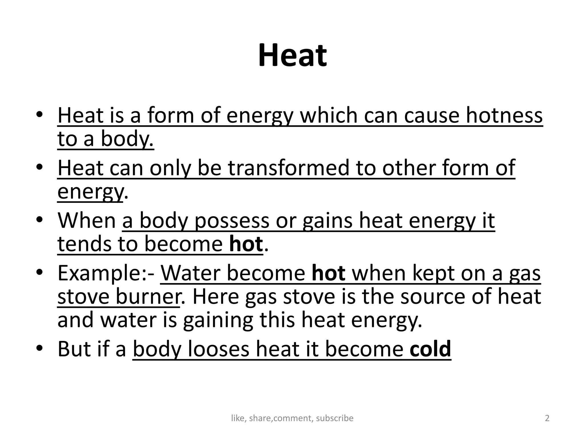 Heat and temperature grade 7 notes | PDF