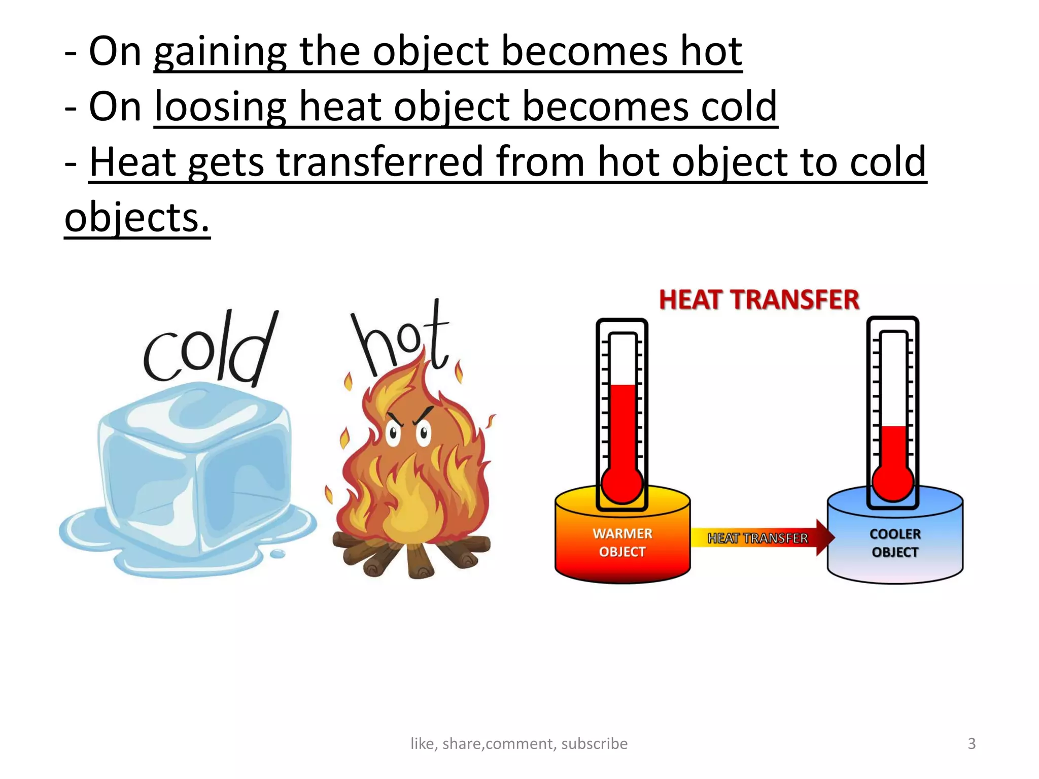 Heat and temperature grade 7 notes | PDF