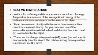 HEAT AND TEMPERATURE (WEEK SIX FOR GRADE 8- 1ST QUARTER).pptx