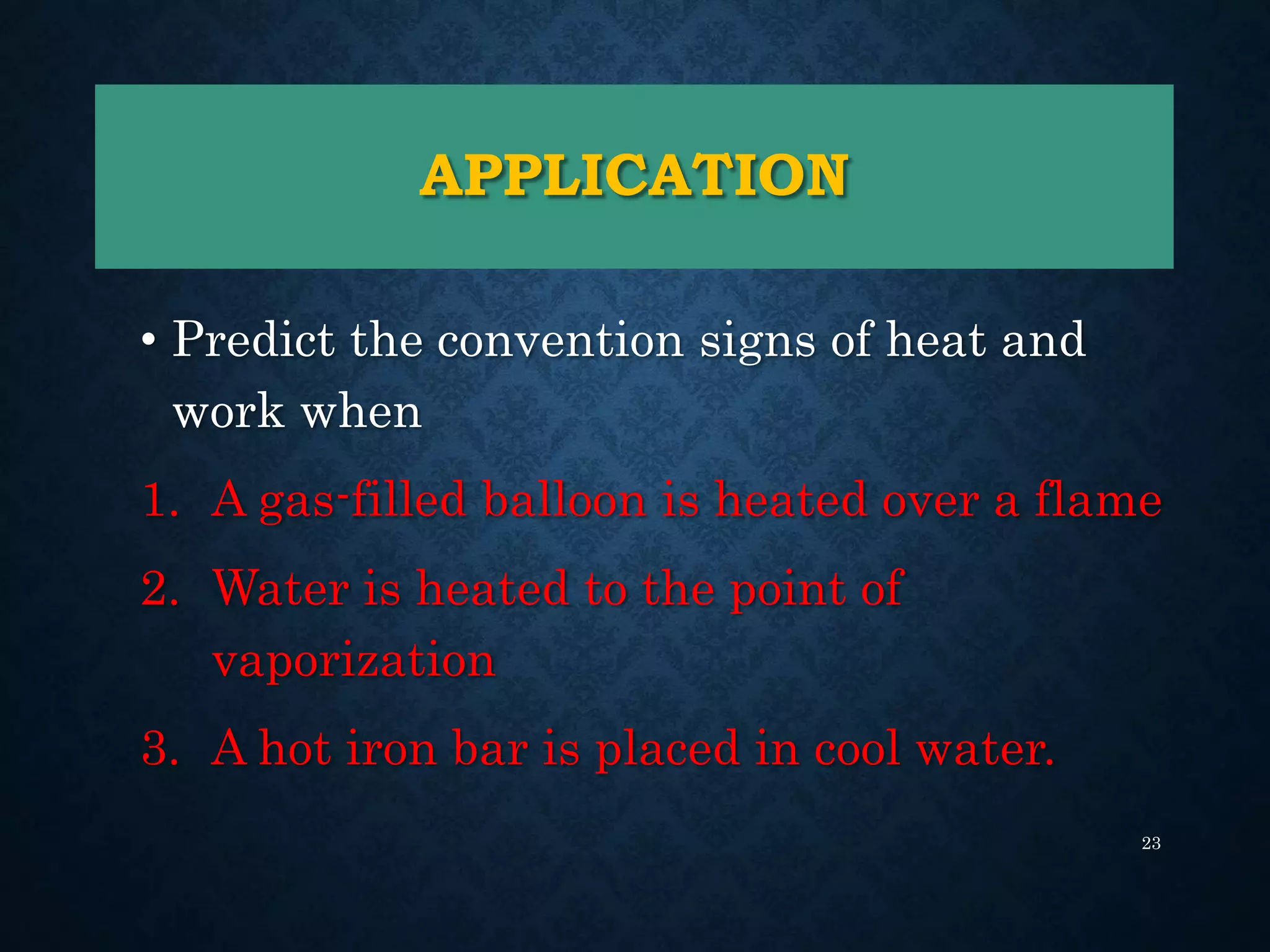 Heat and work | PPTX