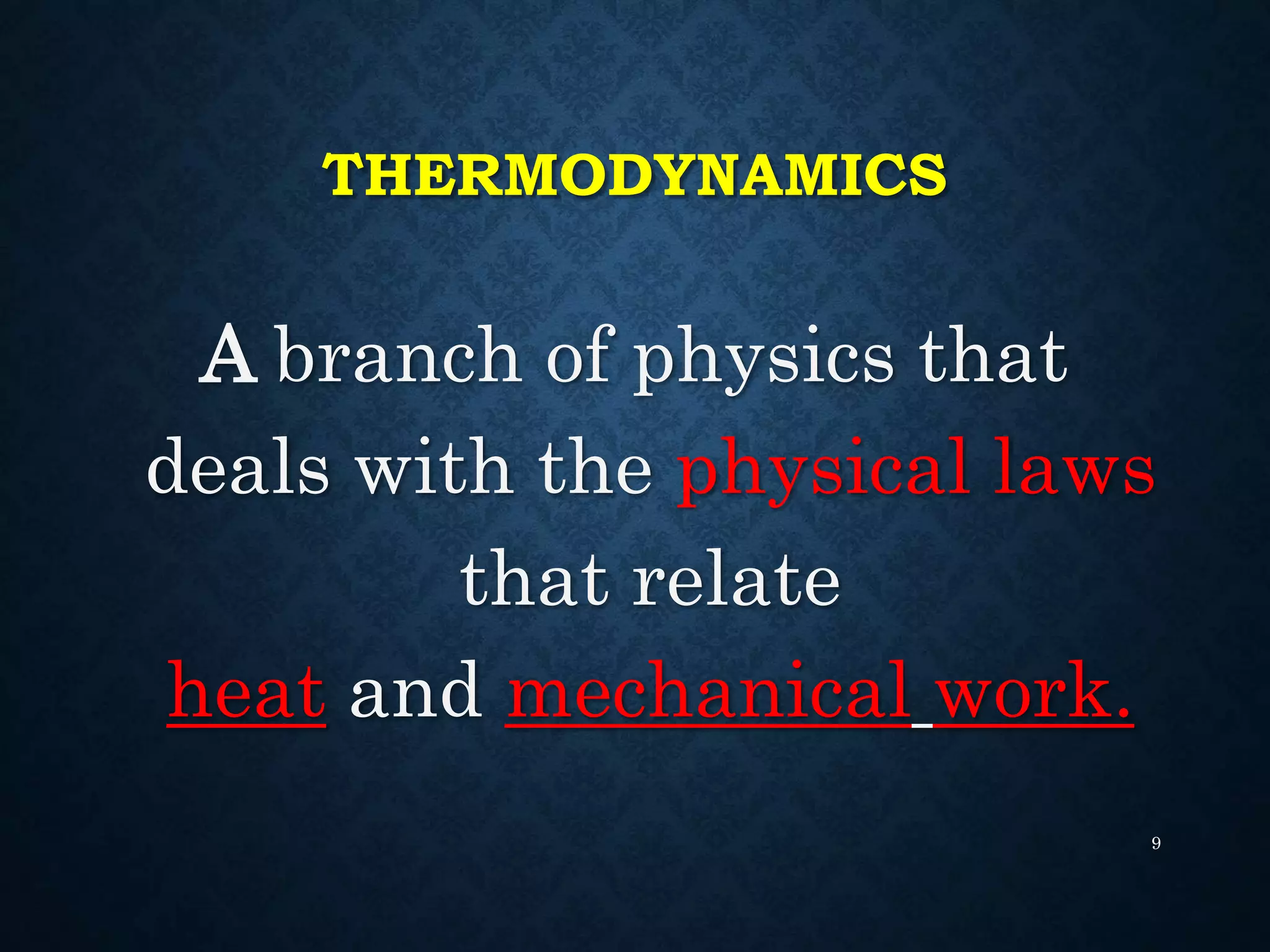 Heat and work | PPTX