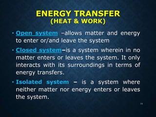 Heat and work | PPTX