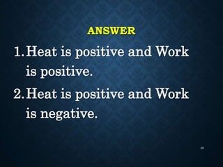 Heat and work | PPTX