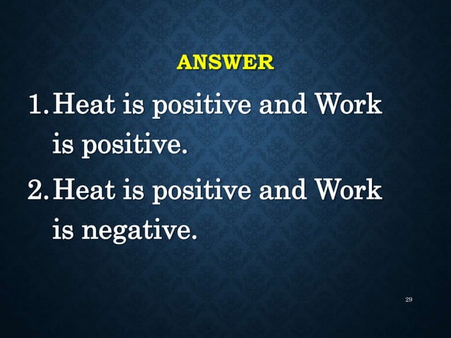 Heat and work | PPTX