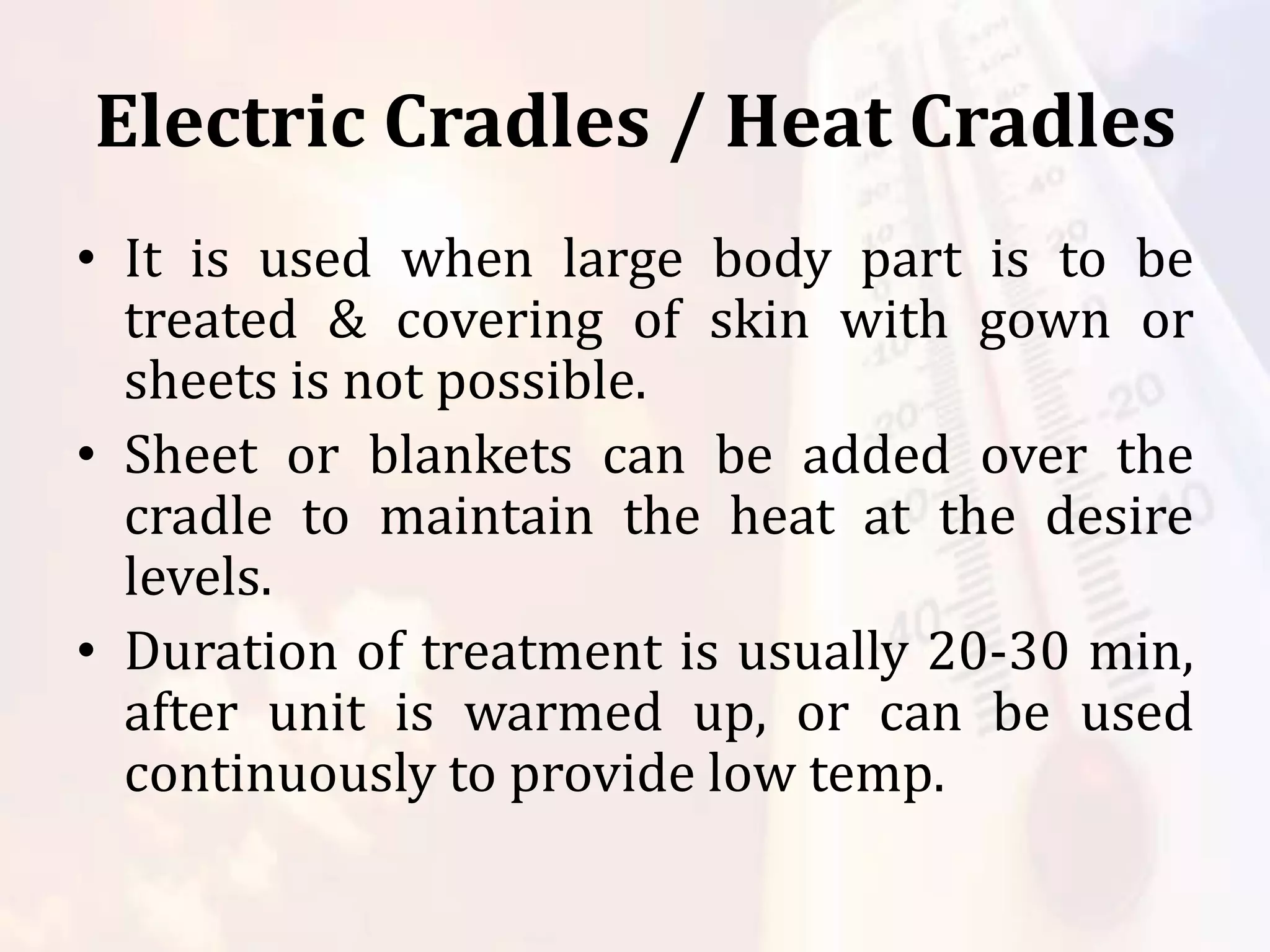 Heat applications | PPTX