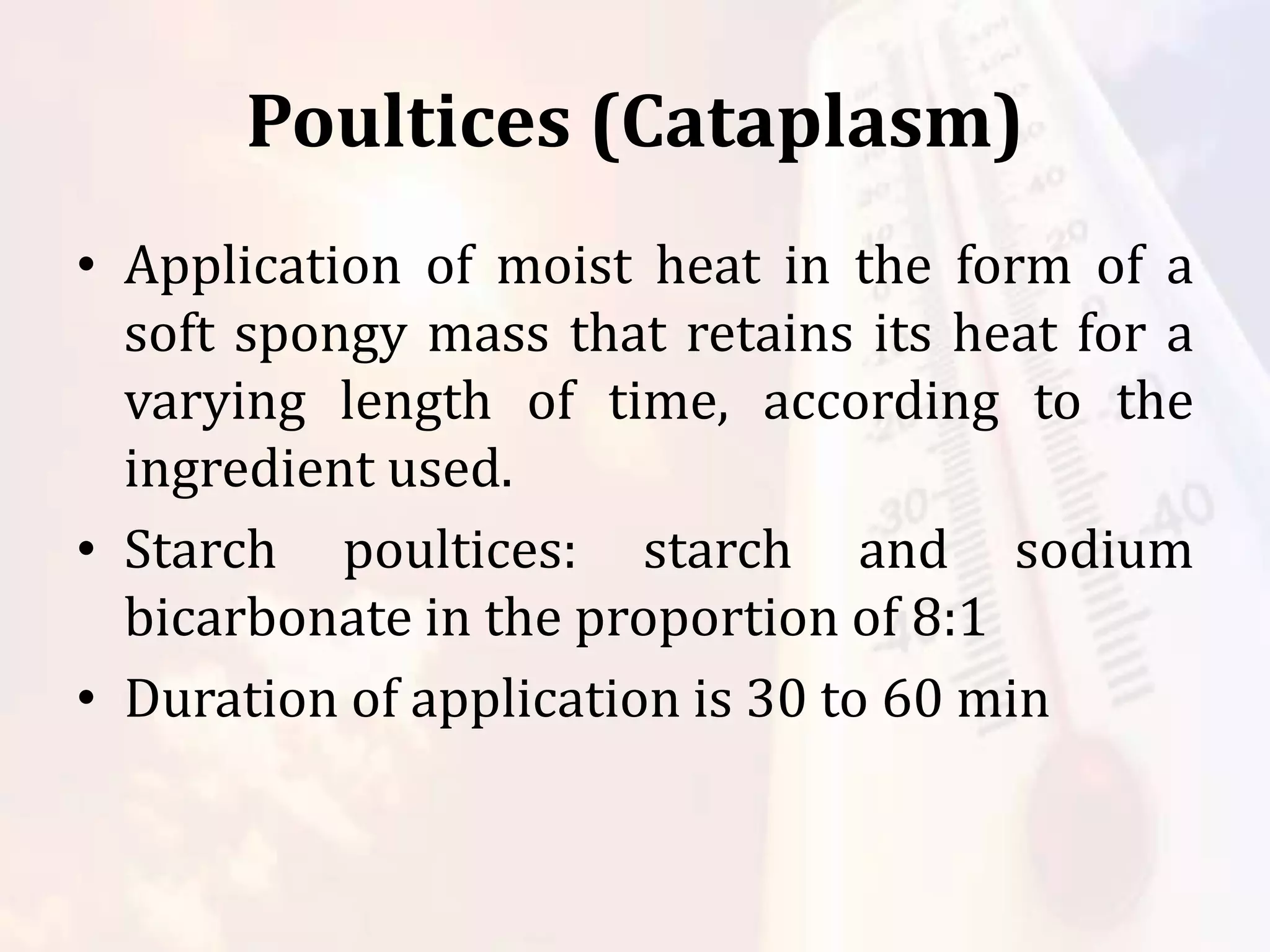 Heat applications | PPTX