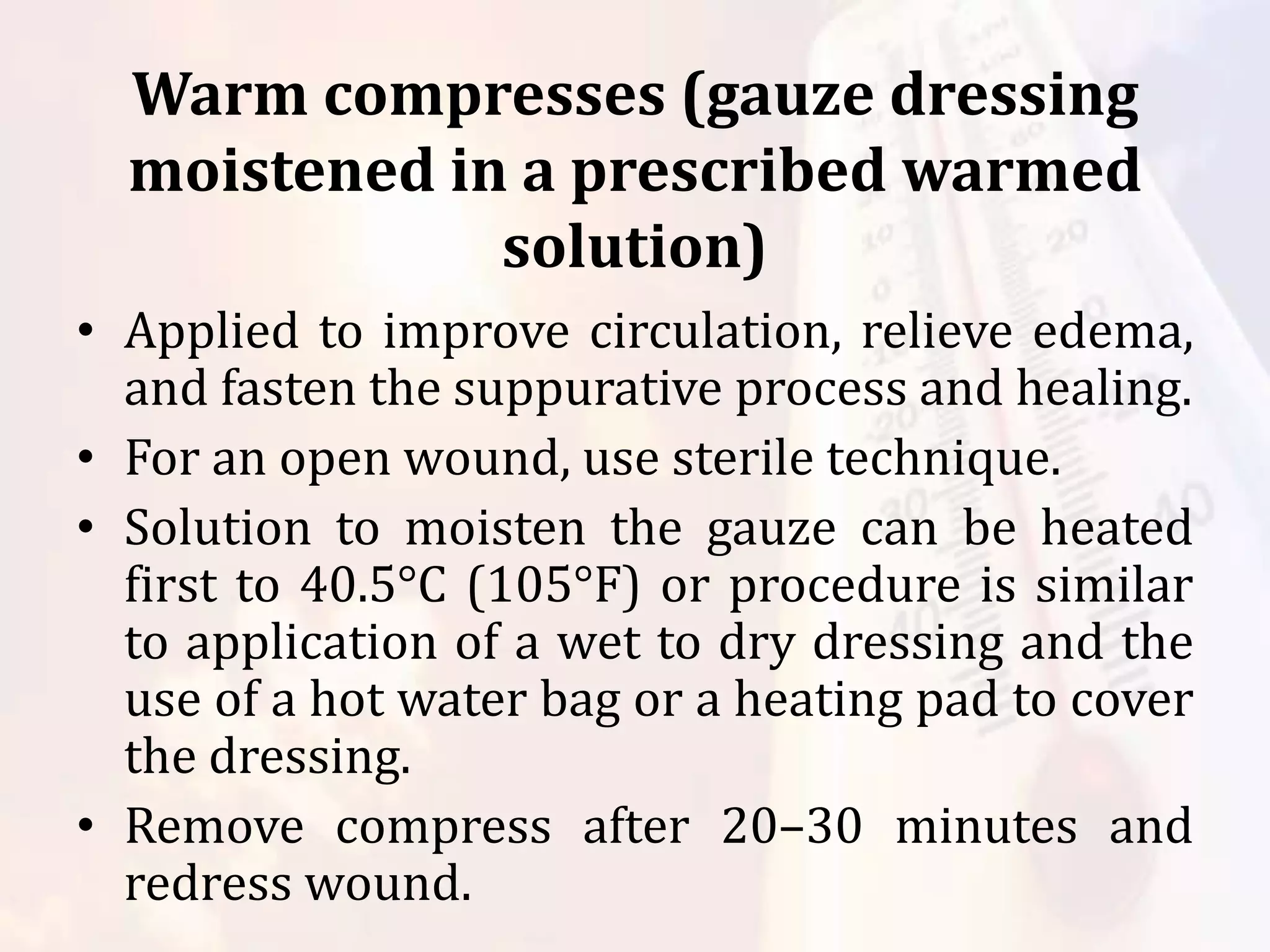 Heat applications | PPTX