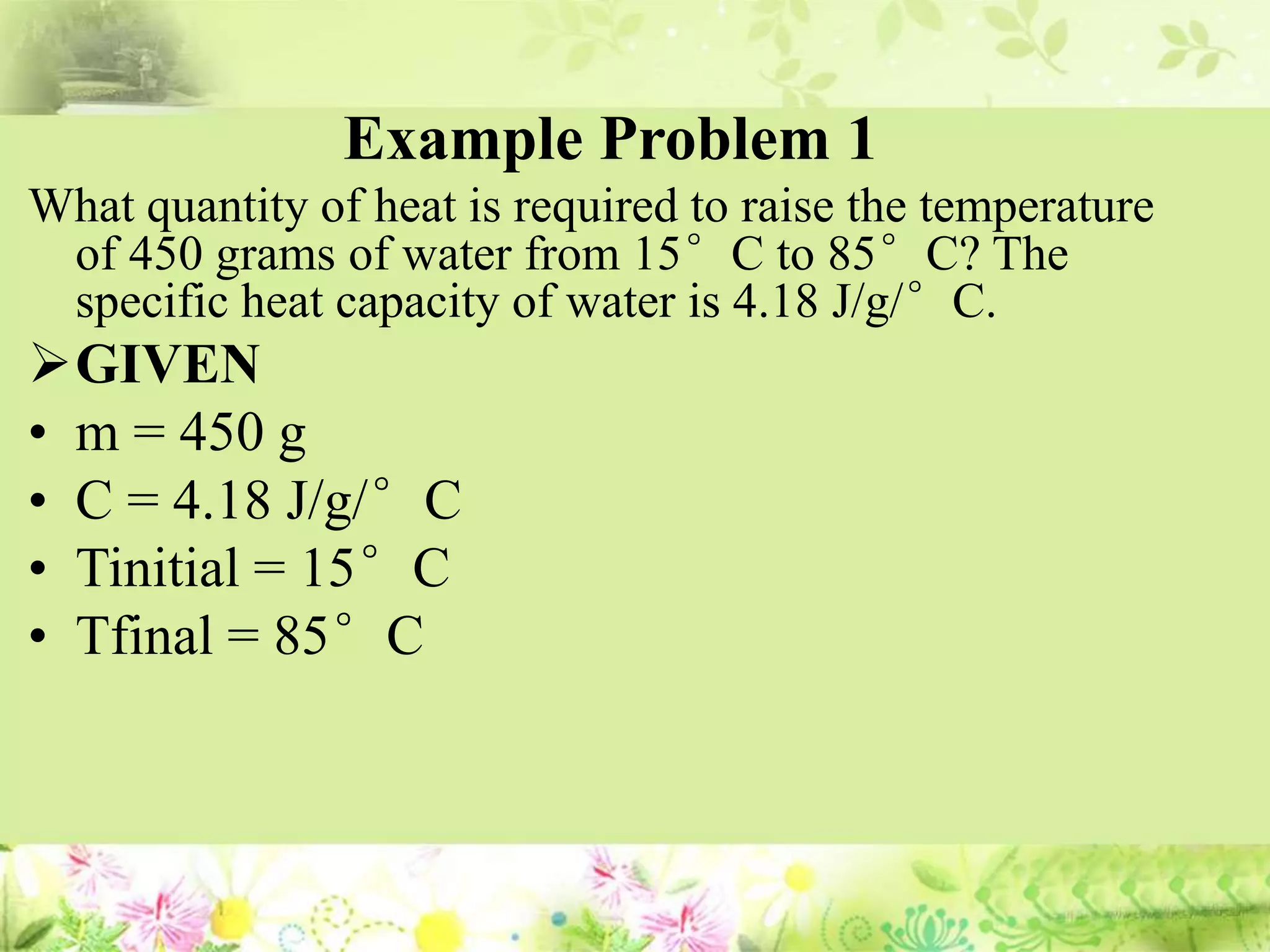 Heat Capacity | PPT