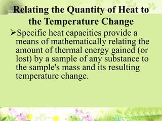 Heat Capacity | PPT