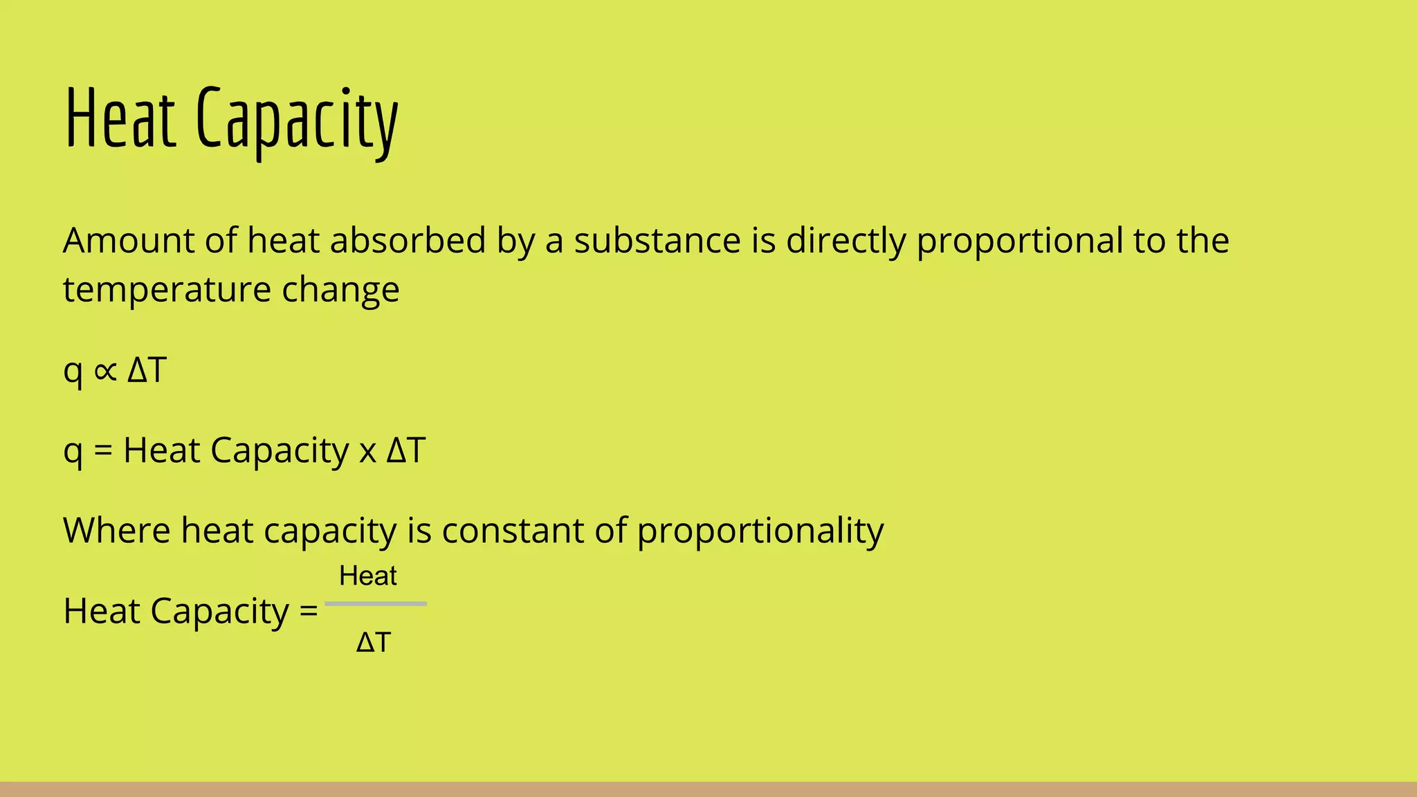 Calorimetry & Heat capacity | PPTX