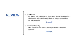 Heat Capacity Of An Ideal Gas.pptx