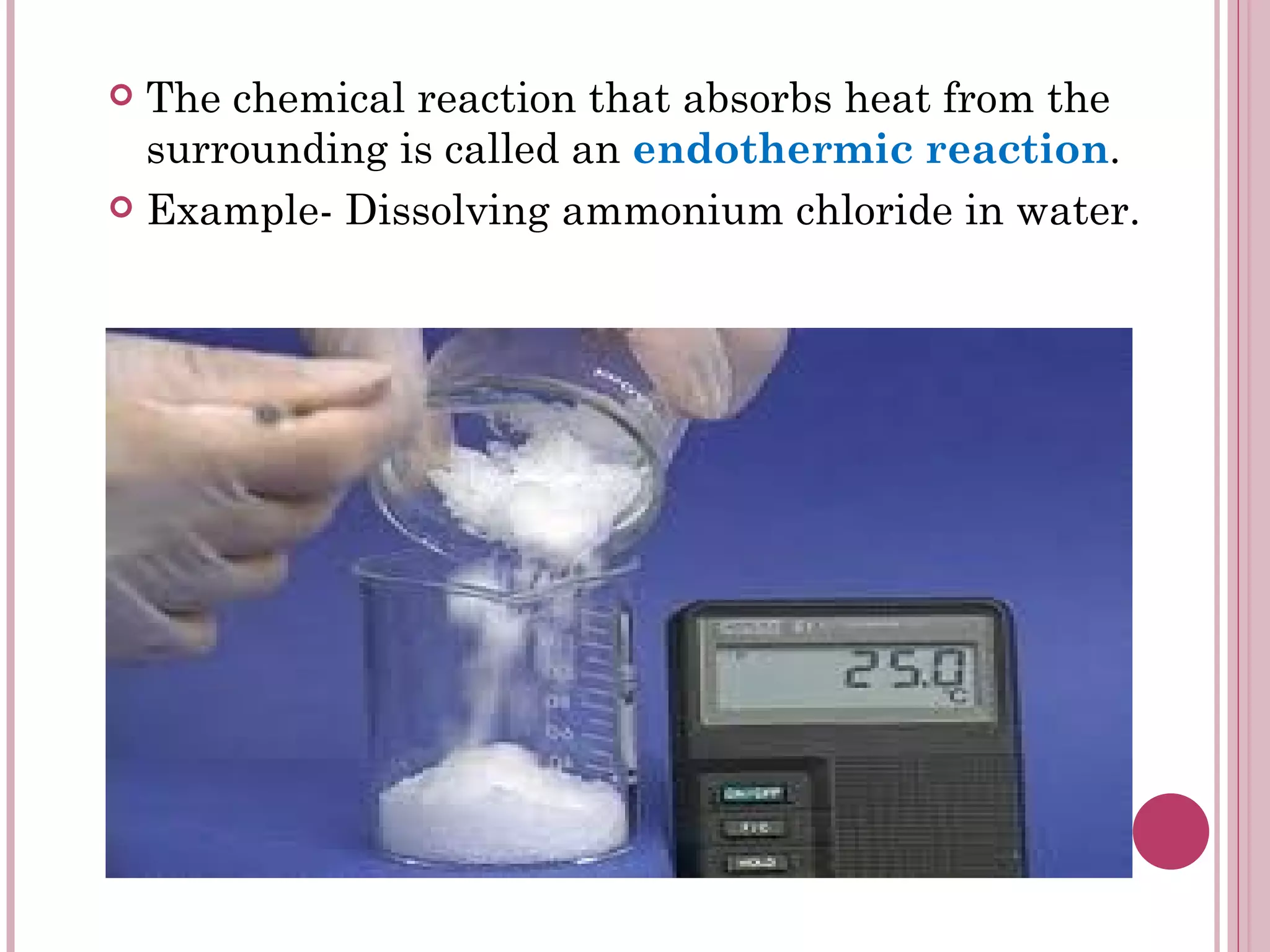 Heat changes in chemical reactions | PPT