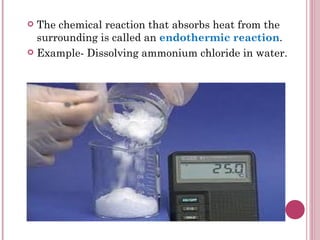 Chemical Reaction Temperature Change