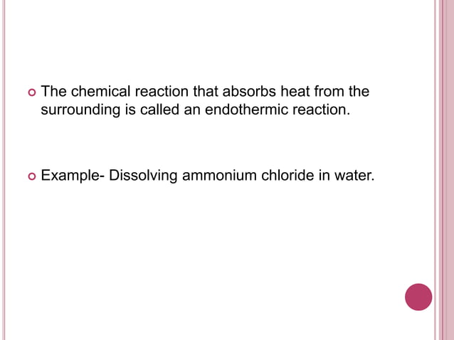 Heat changes in chemical reactions | PPT
