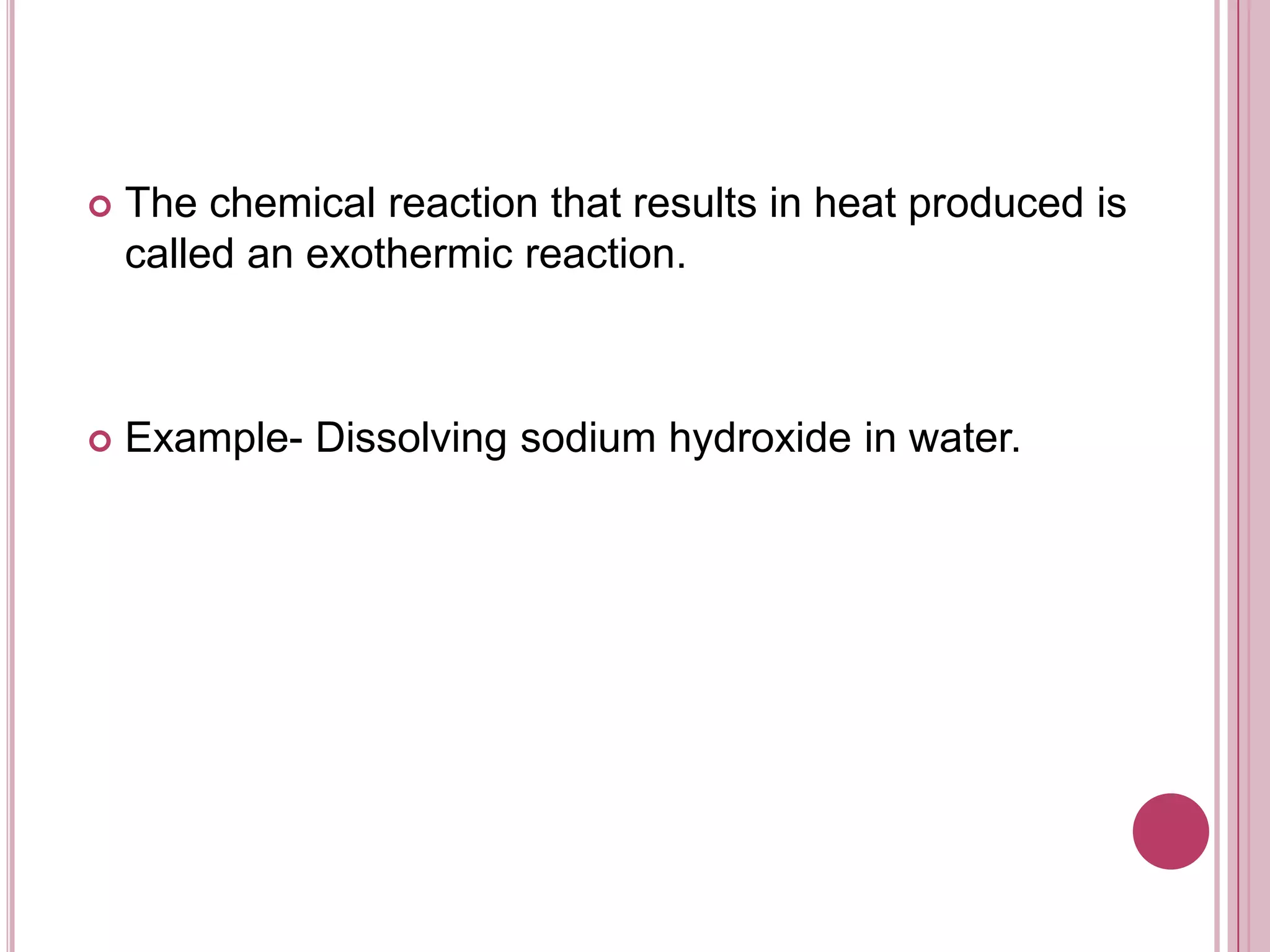 Heat Changes in Chemical Reactions | PPTX