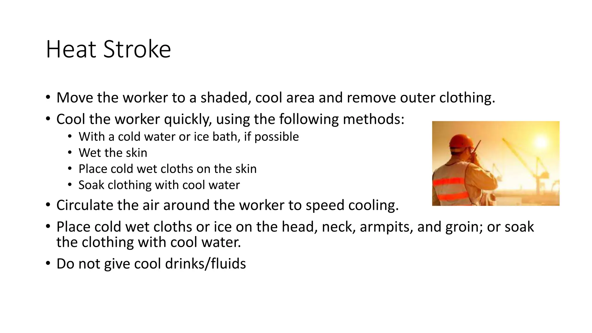 Heat Cold Stress Burns for occupational health and safety management | PPT