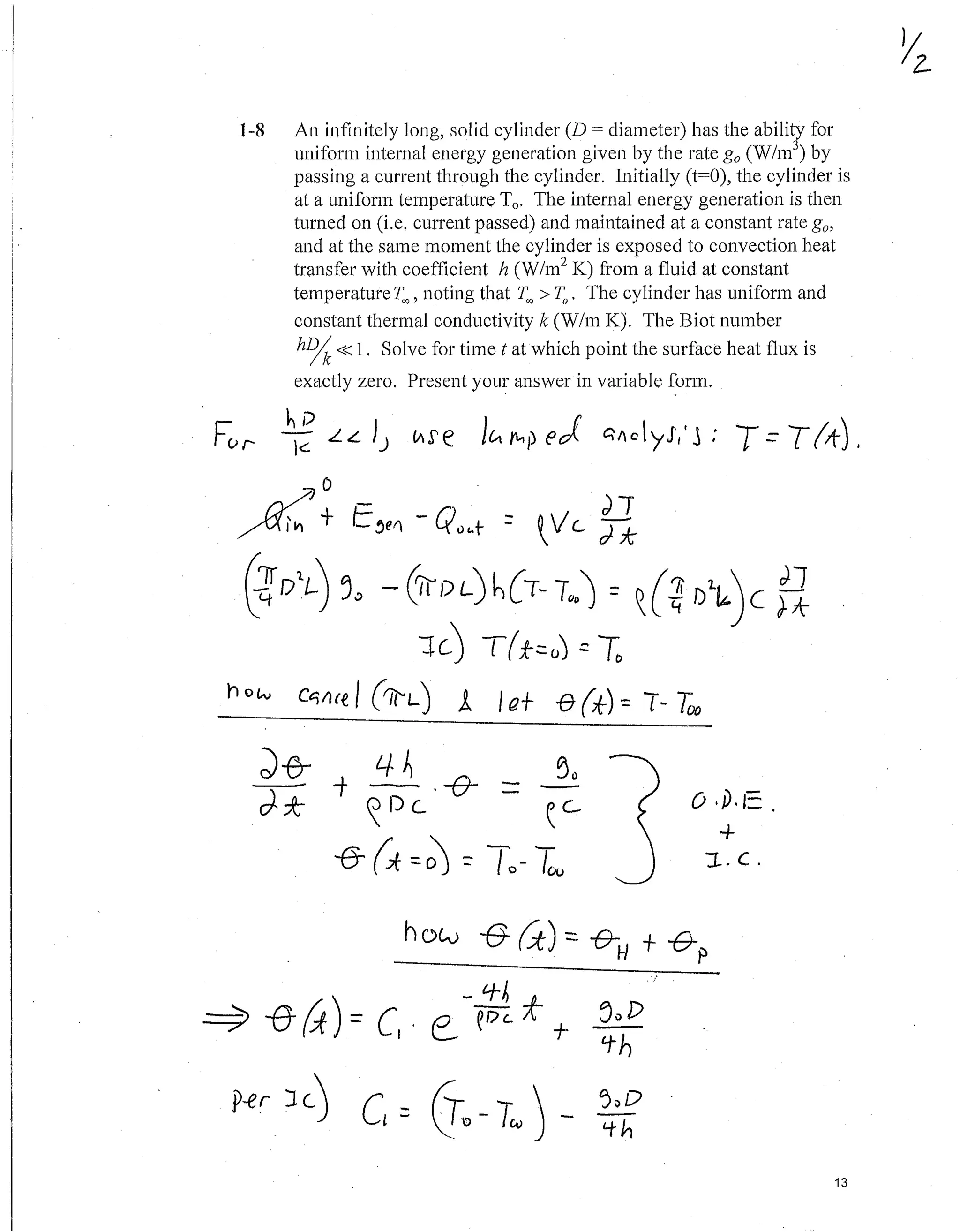 Answers To Problems In Heat Conduction 3rd Edition By David Hahn