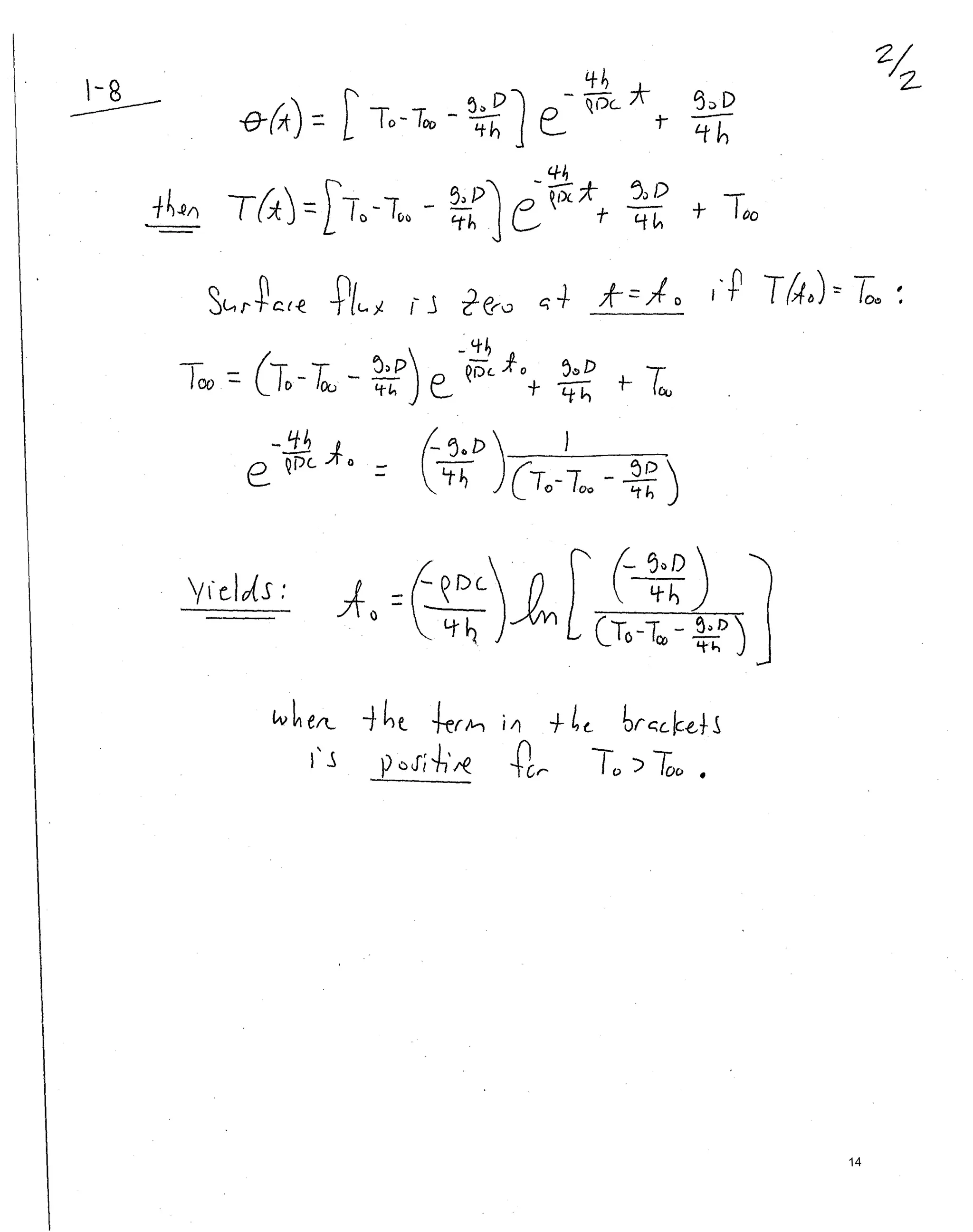 Answers To Problems In Heat Conduction 3rd Edition By David Hahn