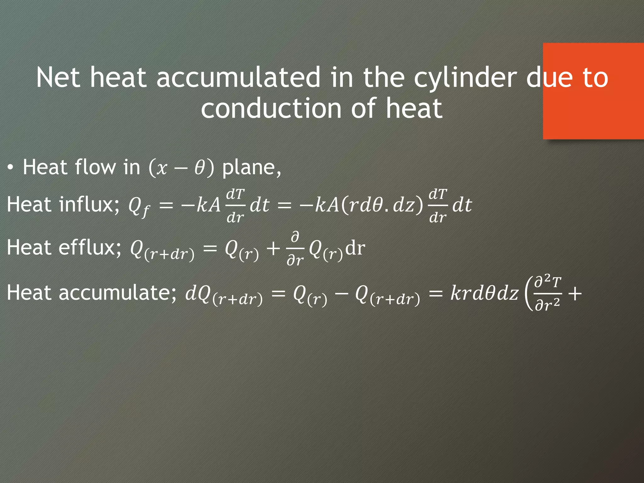 Heat conduction equation | PPTX