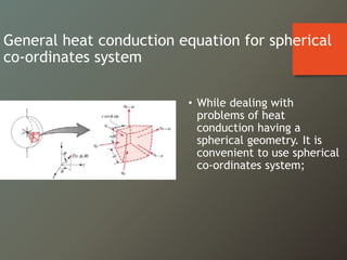 Heat conduction equation | PPTX