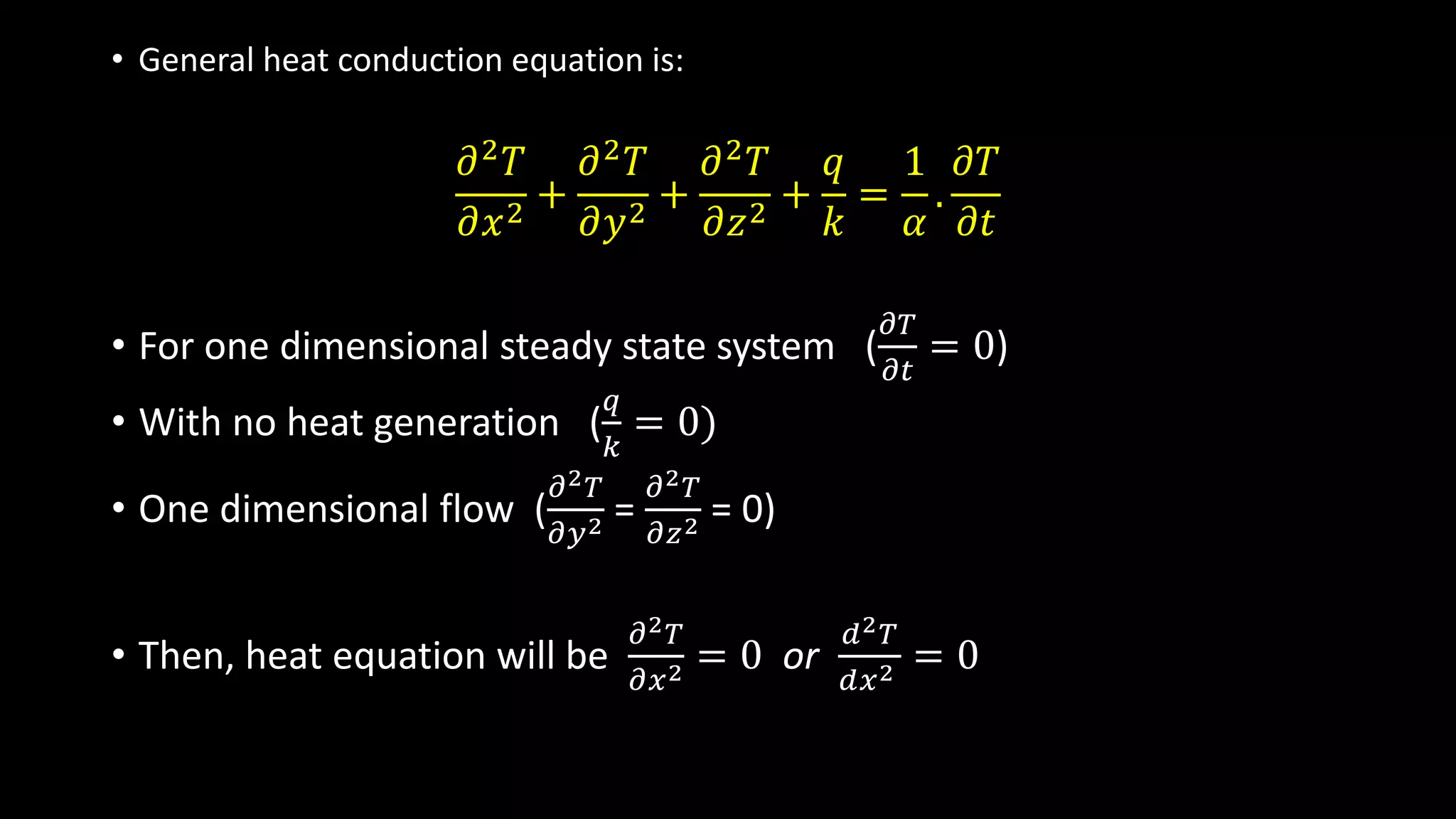 Heat conduction through a plane wall | PPTX