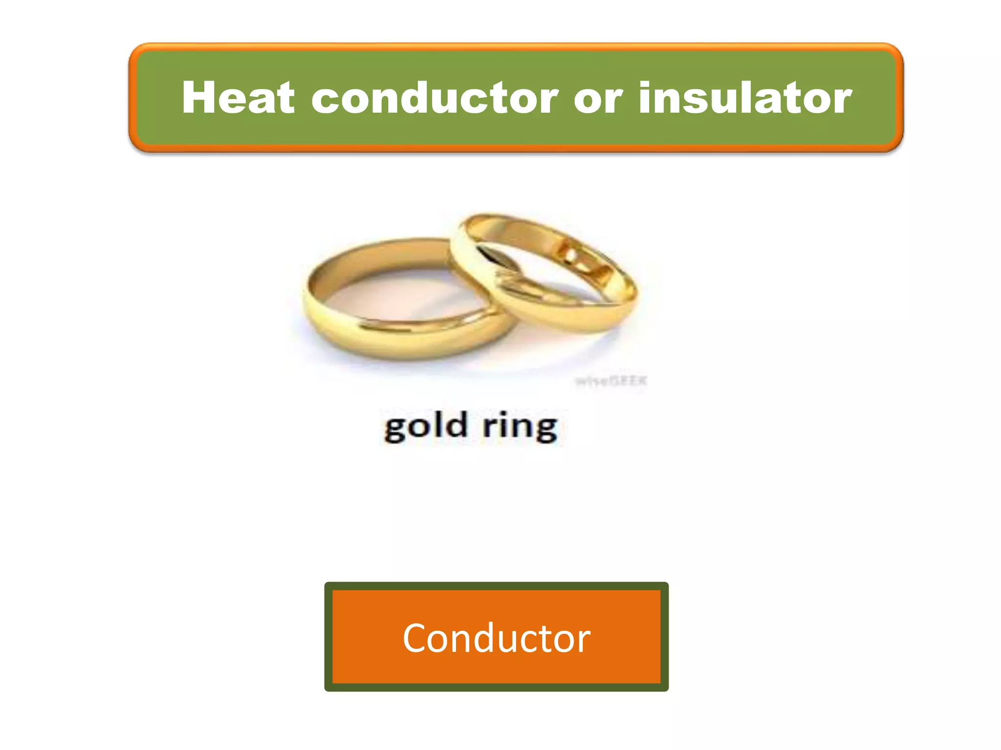 Heat conductor and insulator | PPTX