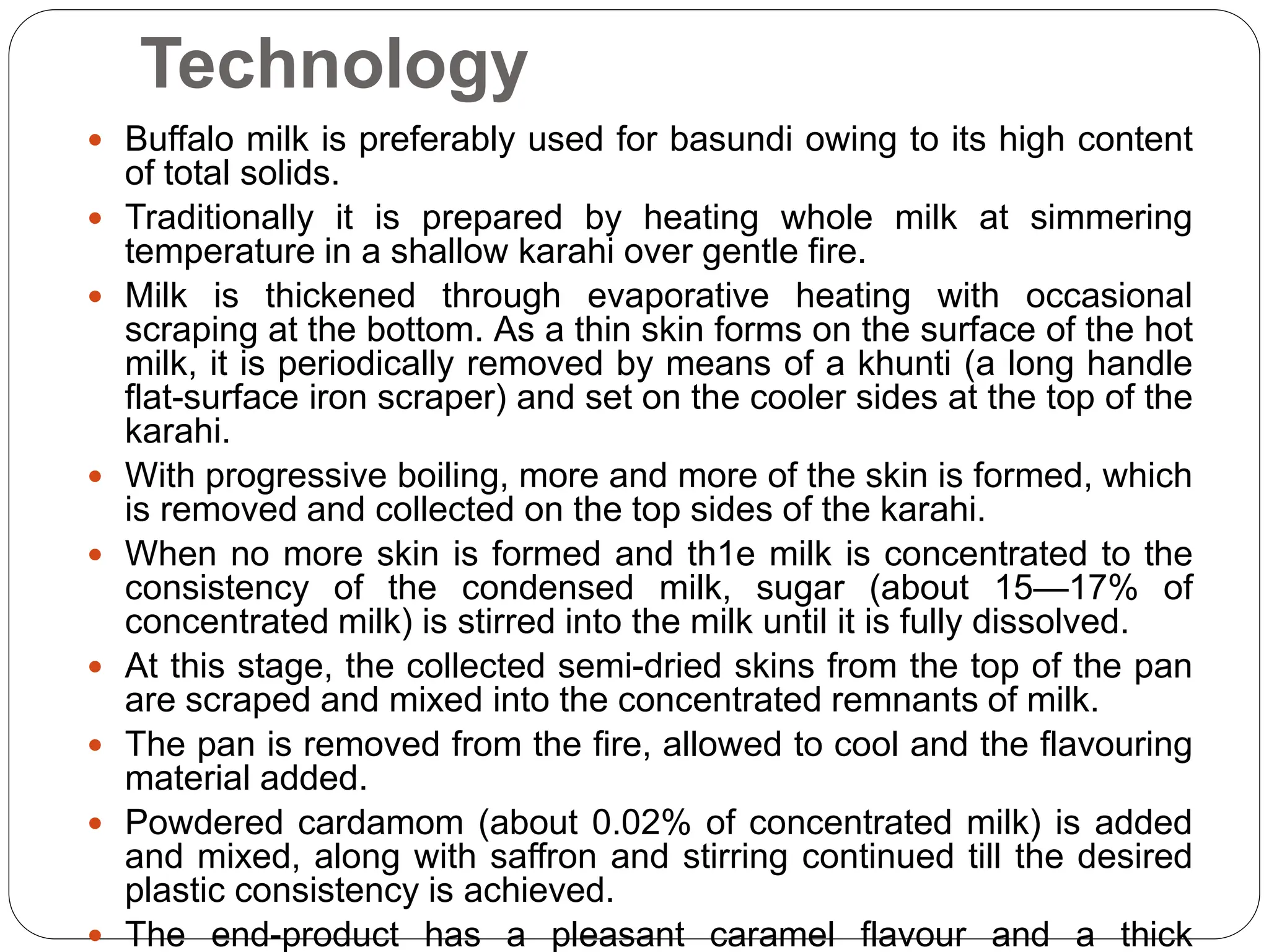 Heat Desiccated Milk Products- process, uses | PPTX
