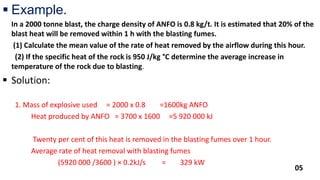 Heat load due to use of explosive in coal mine IITBHU.ppt