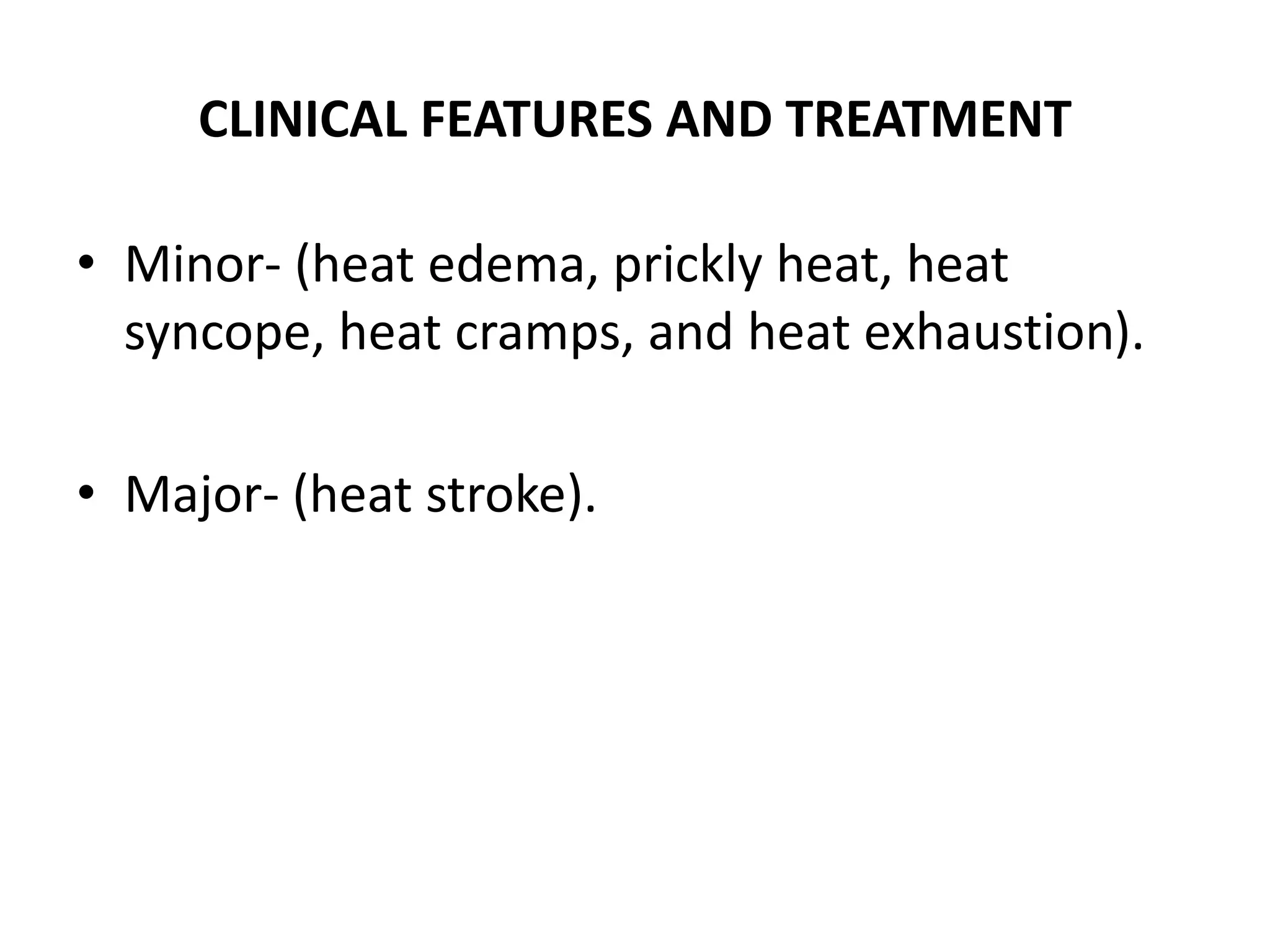 Heat emergencies(Emergency Medicine) | PPTX
