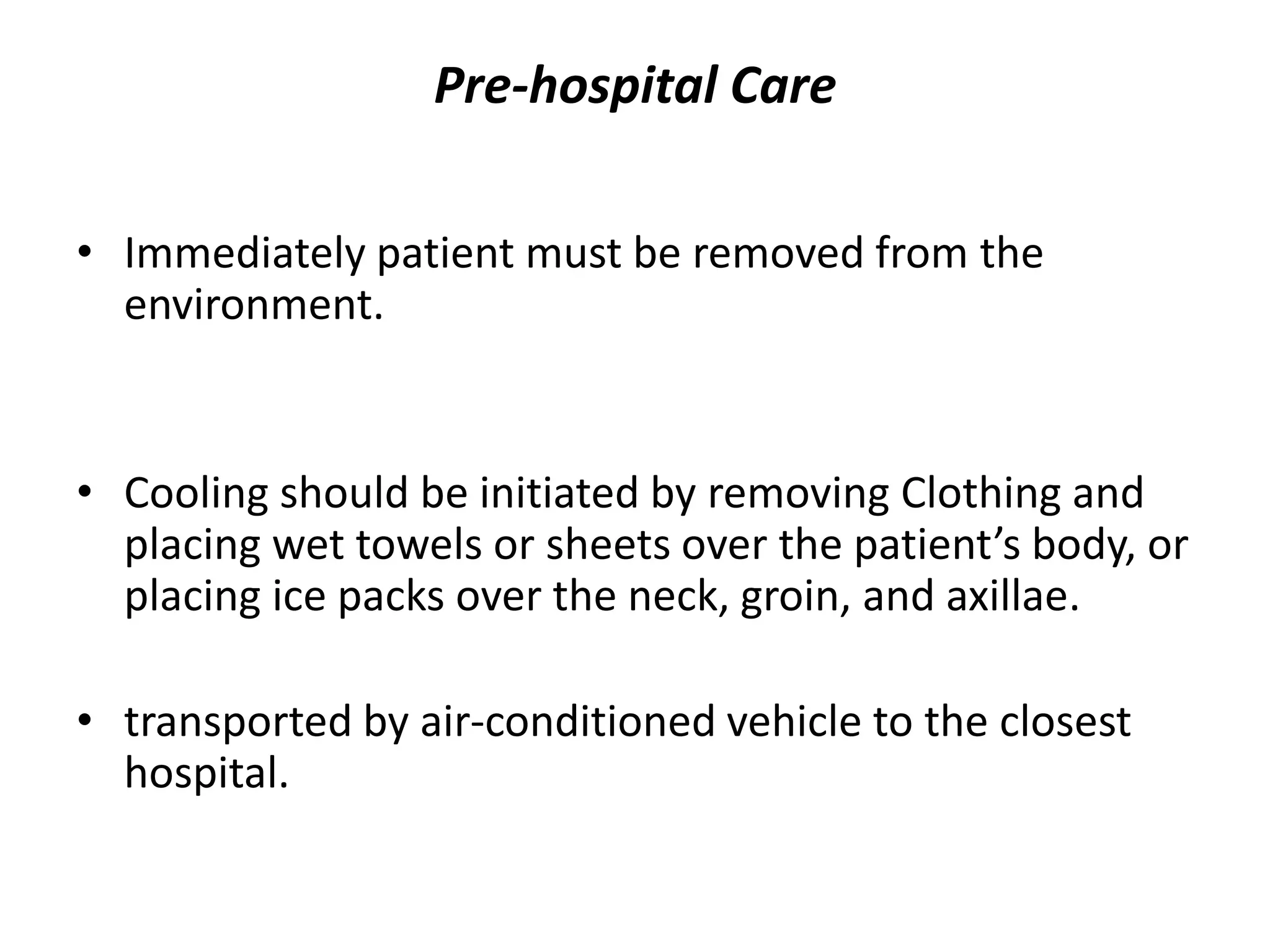 Heat emergencies(Emergency Medicine) | PPTX