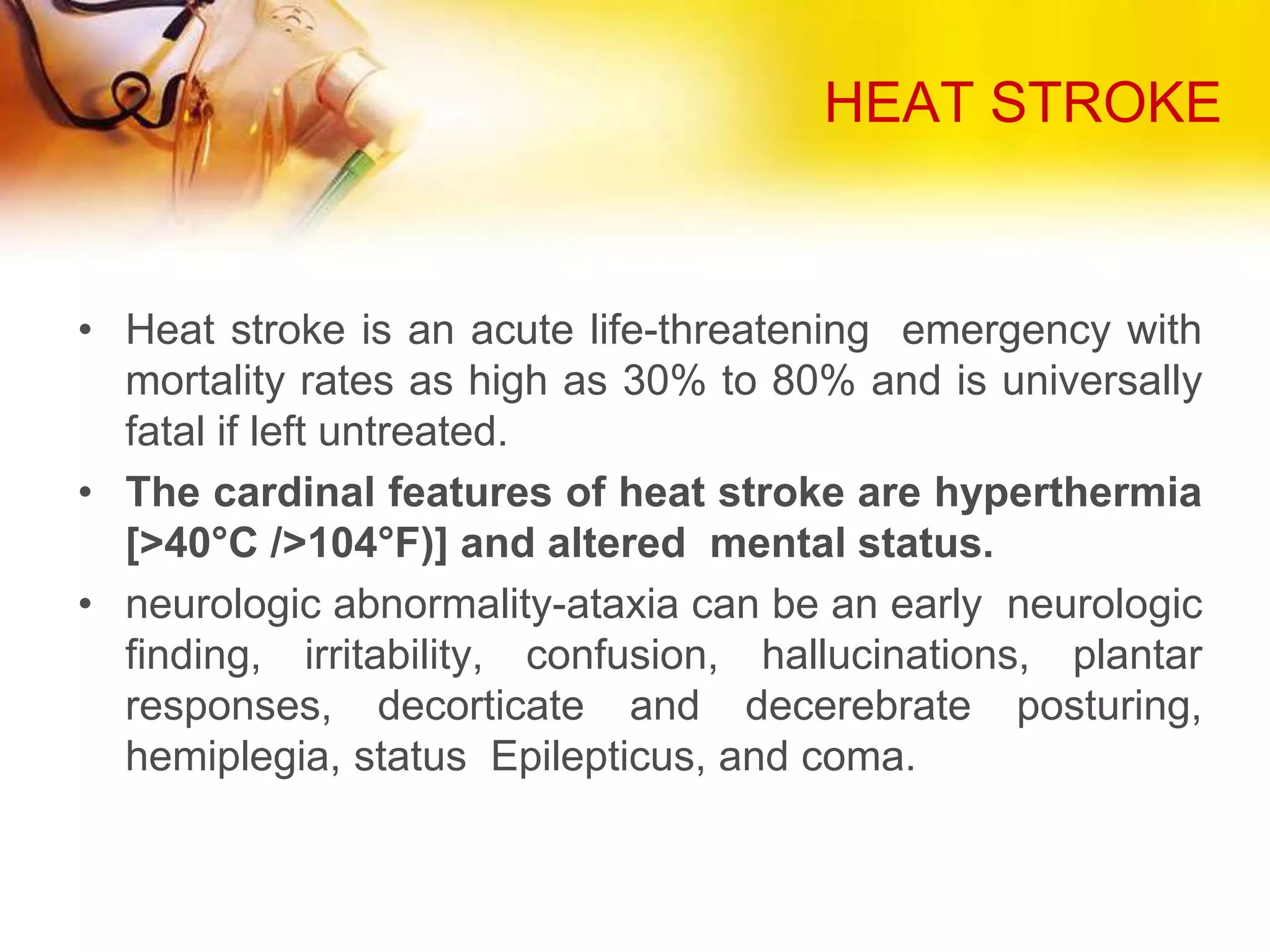 Heat emergencies | PPTX