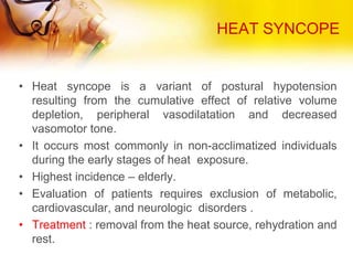 Heat emergencies | PPTX